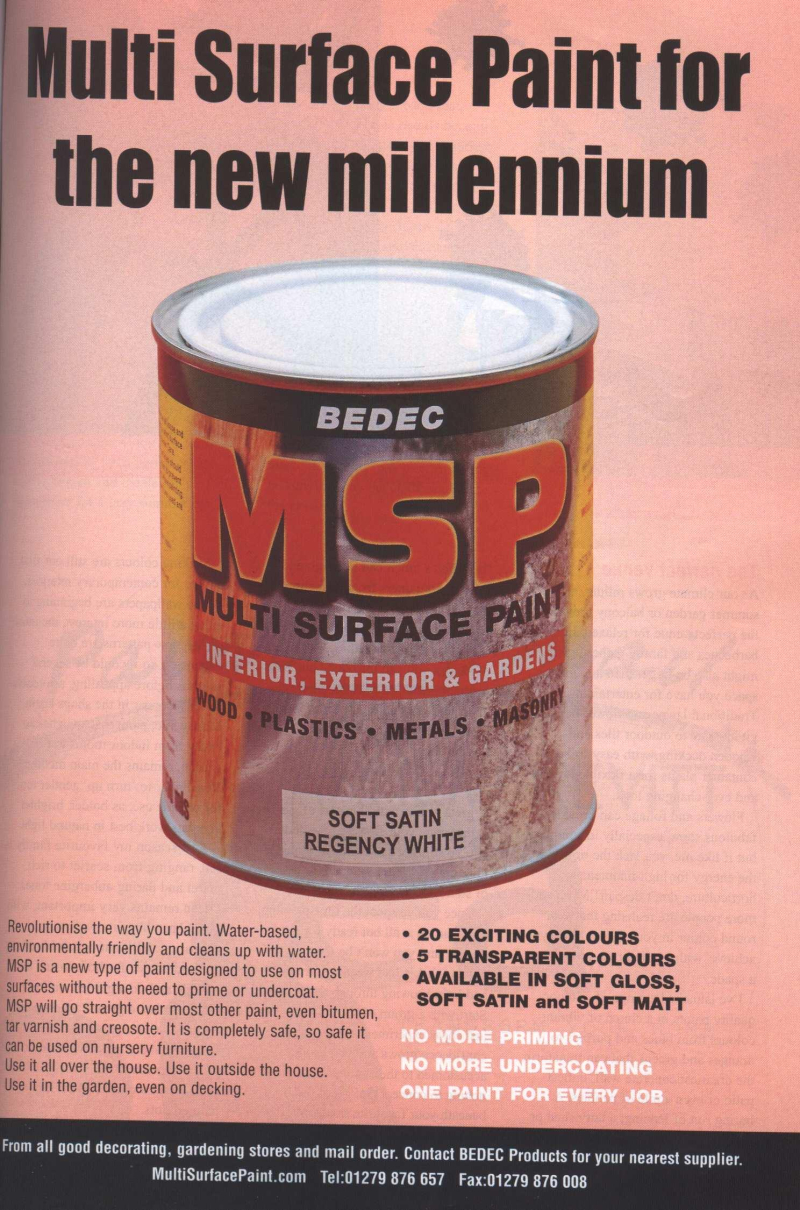 Celebrating 25 Years of Innovation: MSP – The All-Surface Paint – Bedec