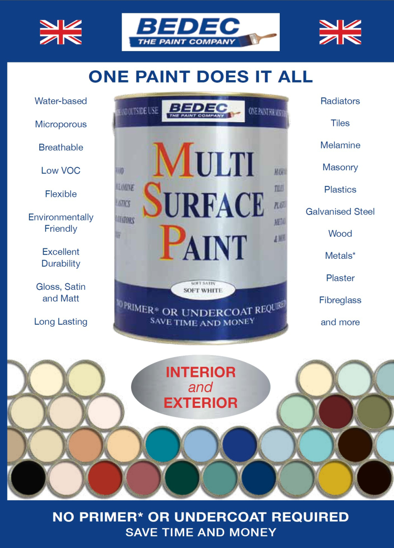Celebrating 25 Years of Innovation: MSP – The All-Surface Paint – Bedec